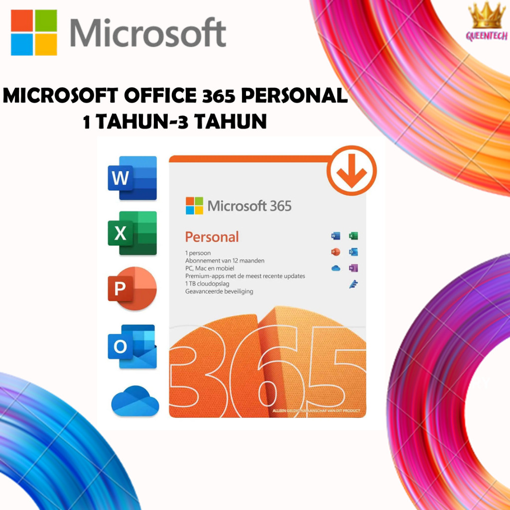 Jual Microsoft Office 365 Personal 1 Tahun - 3 Tahun Support All Device ...