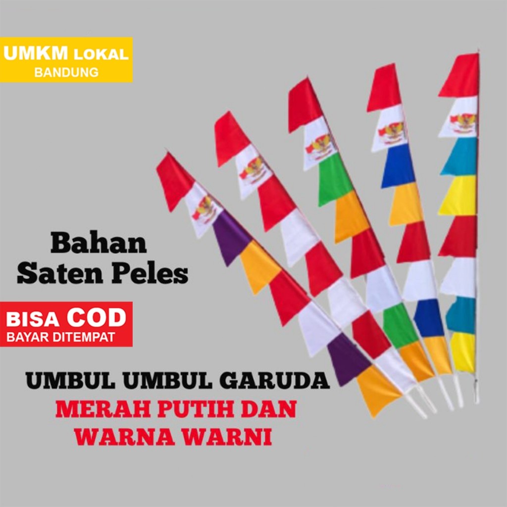 Jual Umbul - Umbul / UmbulUmbul / Umul Umul / UmulUmul / Bendera Umbul Umbul Warna Warni / Merah ...
