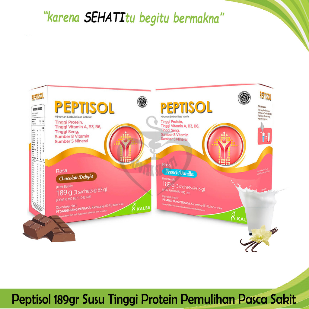 Jual Peptisol 189 Gram All Varian Susu Nutrisi Tinggi Protein Pasca ...