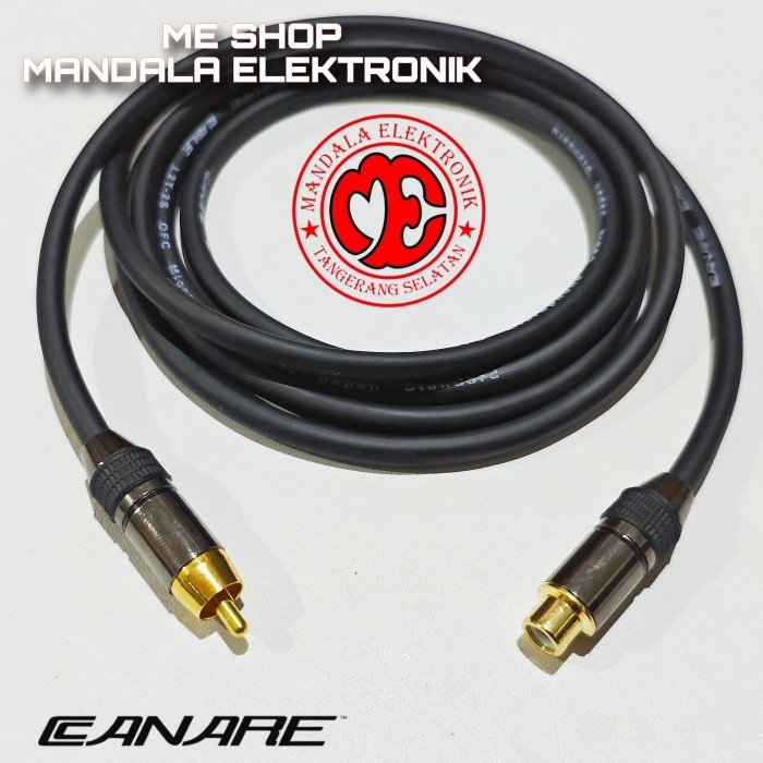 Jual Kabel audio extension Rca male to rca female harga 1pcs | Shopee ...