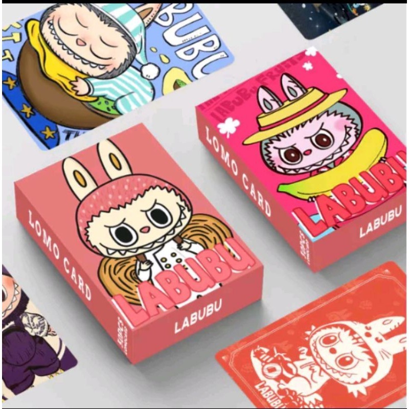 Jual 55pcs photocard hologram labubu lomo card popmart | Shopee Indonesia