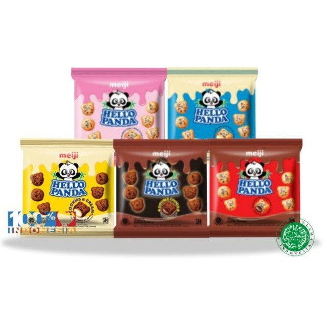 Jual HELLO PANDA 10 GRAM DOUBLE CHOCO STRAWBERRY COOKIES AND CREAM ...