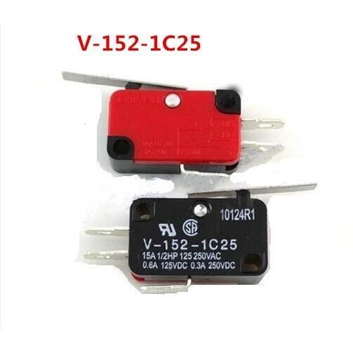 Jual Limit Switch Micro V 152 Mini Switch Omron V-152-1C25 Saklar Limit Micro Miniature Tuas ...