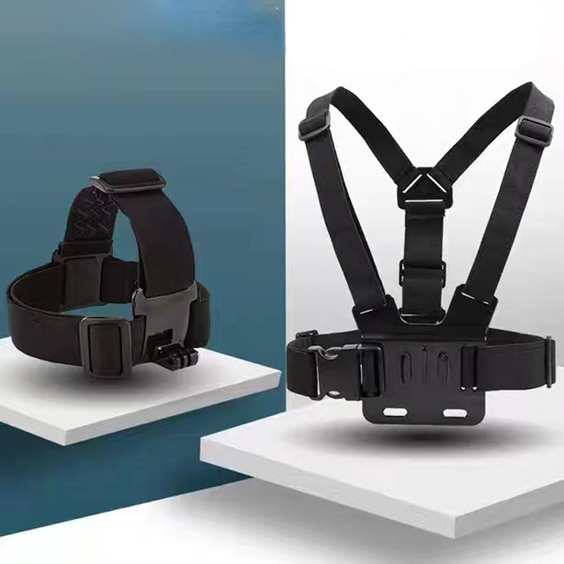 Jual Chest Strap Mount Belt Headband for Gopro Hero 11 9 8 7 6 5 Action ...