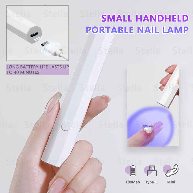 Jual Stella Lampu UV LED portabel / lampu kuku Lampu UV 9W / aksesori kuku led uv portabel mini ...
