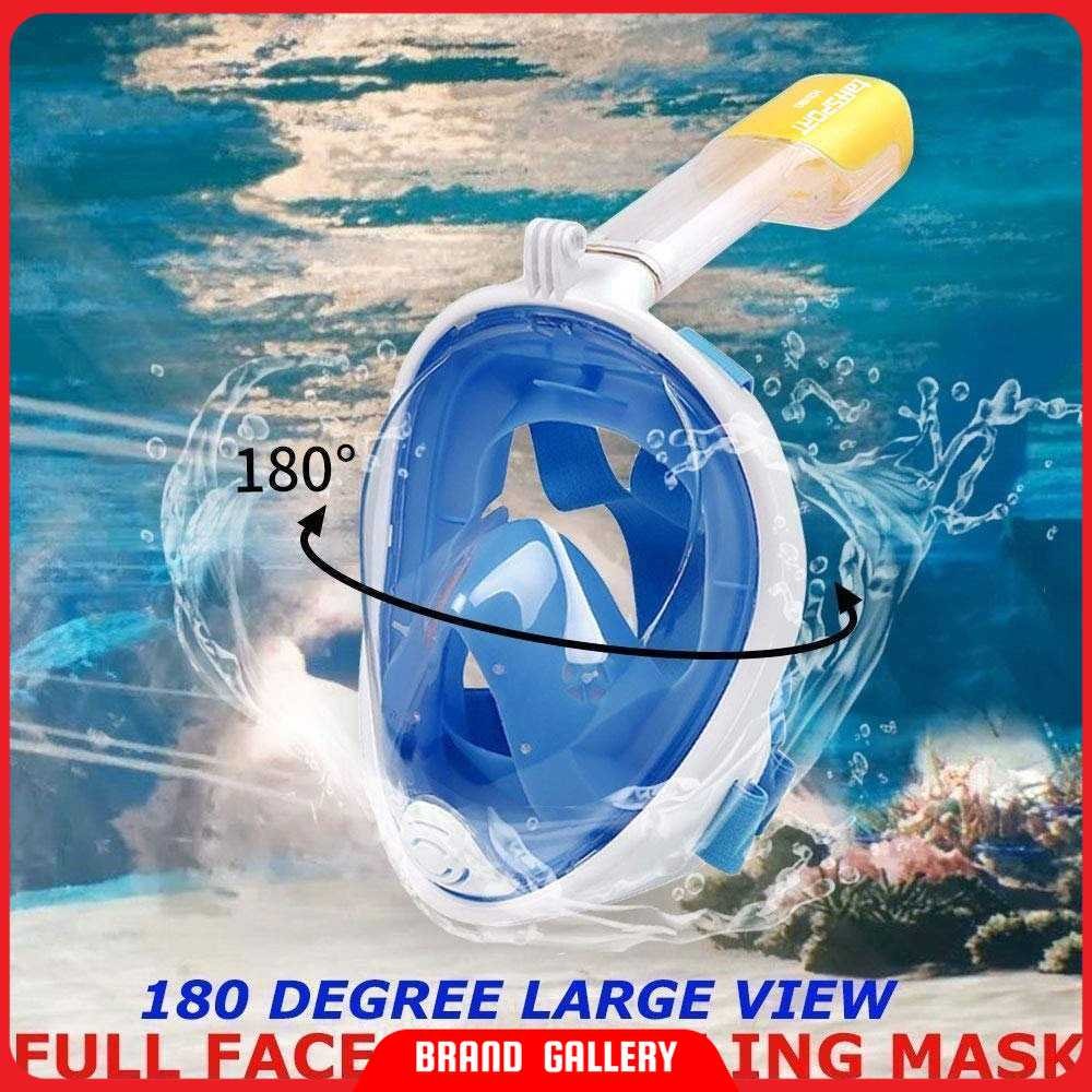 Jual TaffSPORT Masker Full Face Scuba Diving Snorkeling Action Cam ...