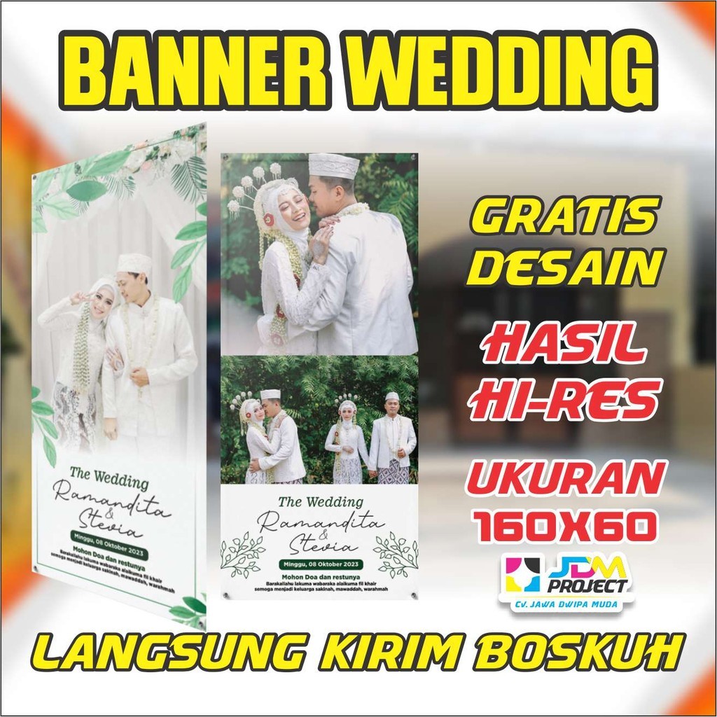 Jual Cetak Kilat - X banner Wedding , X banner Pernikahan , xbanner ...