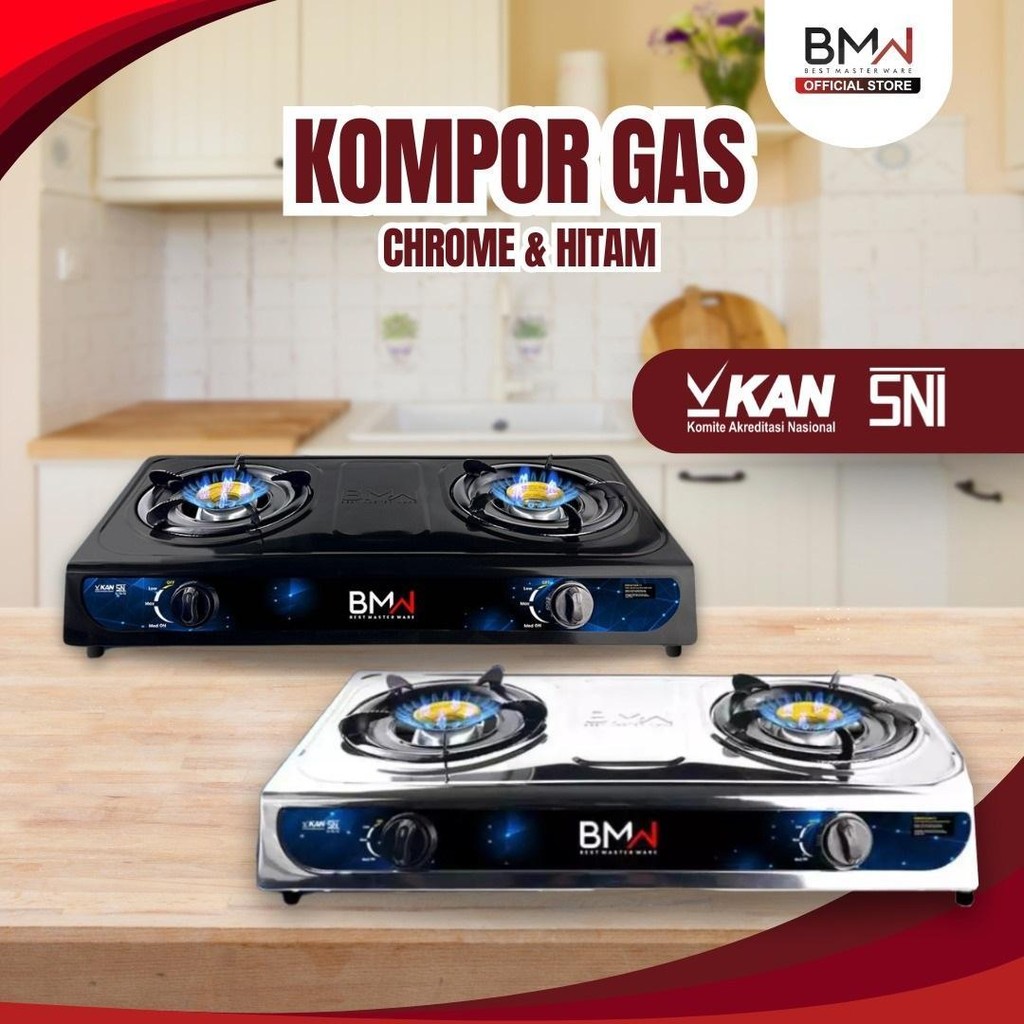 Jual BMW Kitchenware - Kompor Gas Sun Burner Kompor Gas 2 Tungku Kompor Gas Pematik Warna Hitam ...
