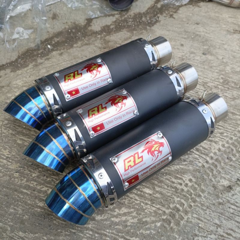 Jual Red Leo Exhaust pipe Canister tube inlet 51mm for motorcycle tmx ...