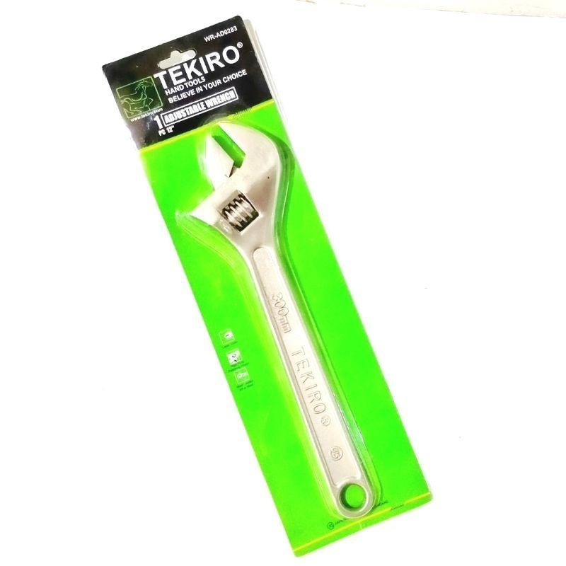 Jual TEKIRO ADJUSTABLE WRENCH 18" / KUNCI INGGRIS 18 INCHI | Shopee ...