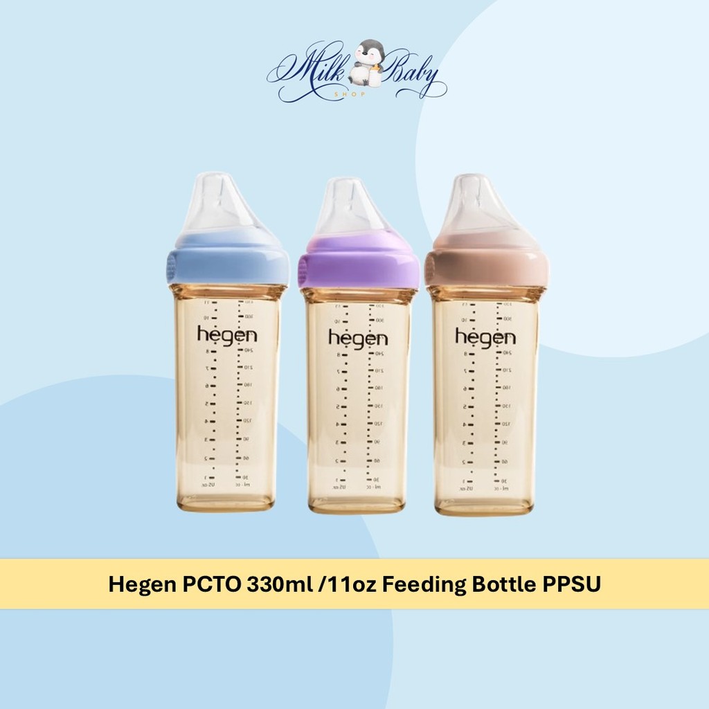 Jual Hegen PCTO 330ml /11oz Feeding Bottle PPSU With Fast Flow Teat (6 months and beyond ...