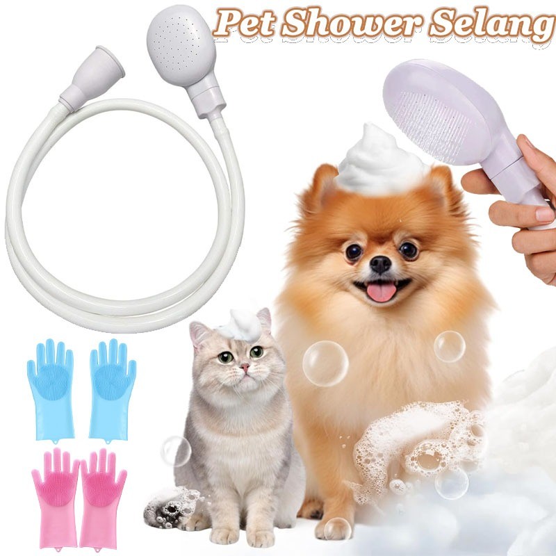 Jual Pet Shower Selang / Alat Mandi Anjing Kucing / Dog Cat Selang Alat ...