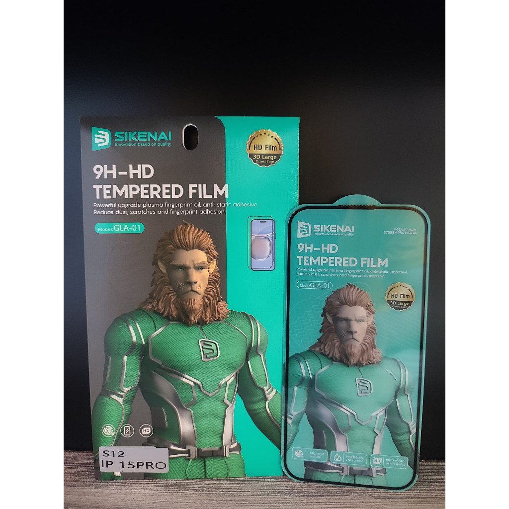 Jual TEMPERED GLASS SIKENAI GLA-01 SERI S12 FULL BENING LIST HITAM FOR IPHONE 15 PRO | Shopee ...