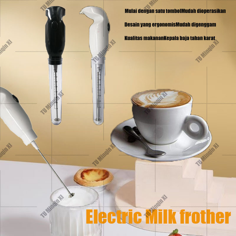 Jual Electric Minuman Blender Genggam Milk Frother Mixer Minuman Frappe ...