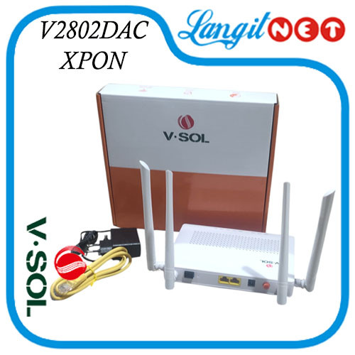 Jual VSOL V2802DAC XPON ONT 2GE WiFi5 | Shopee Indonesia