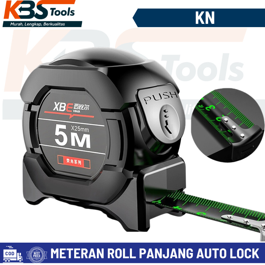 Jual Meteran Roll Besar Panjang Autolock KN - Pengukur Meteran Tangan ...
