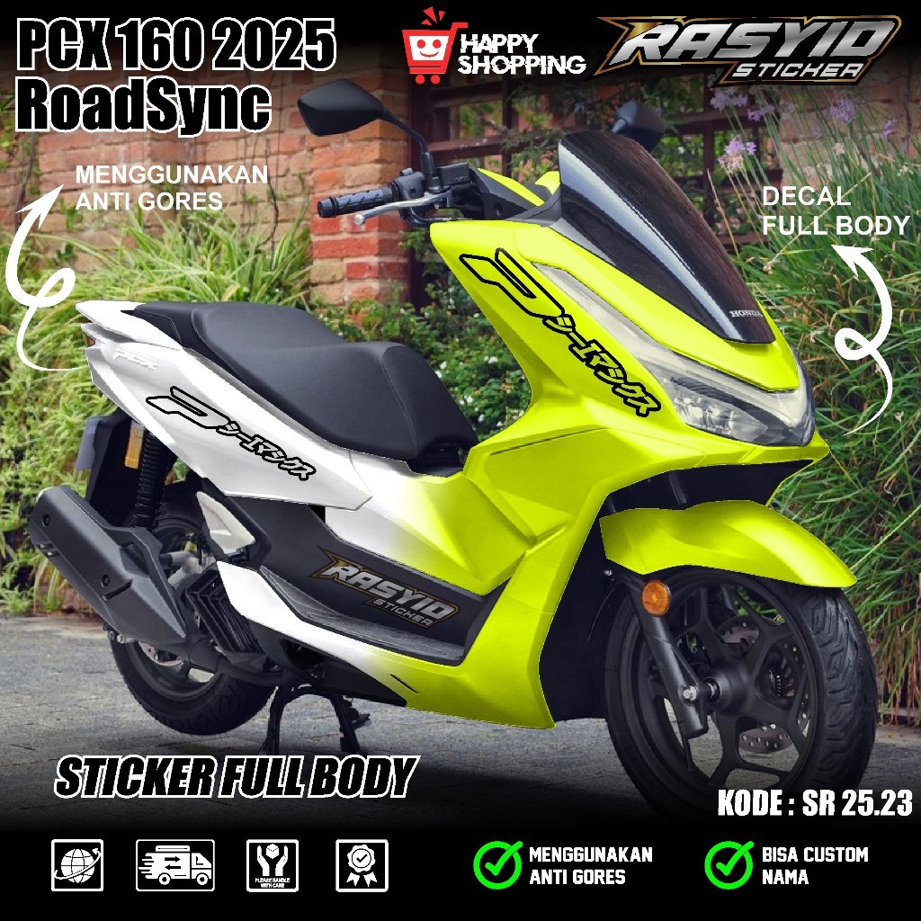 Jual `` COD Sticker Decal Full Body Honda PCX 160 RoadSync 2025 Decal ...