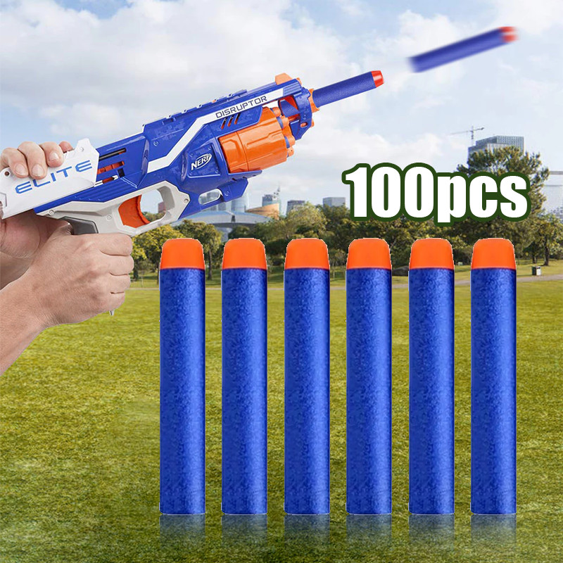 Jual Soft Bullet Peluru Nerf Nempel Utk Nerf Shotgun 100pcs Peluru Busa ...
