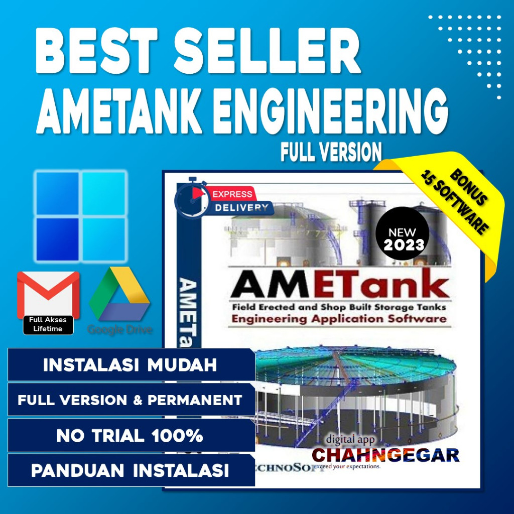 Jual TechnoSoft AMETank 15 Full Version Lifetime Software Engineering ...