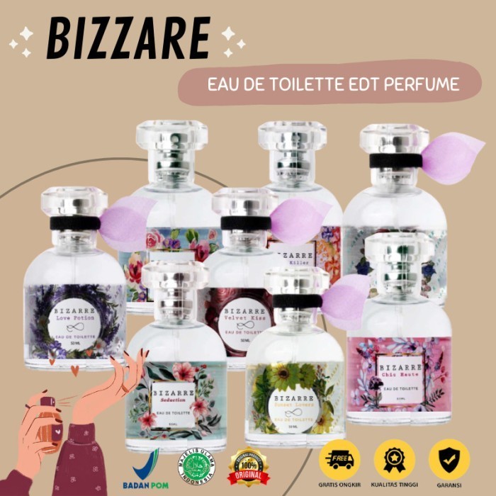 Jual PARFUM BIZARRE EDT 50ML/EDP 50ML/NAPOLEON PARFUM 65ML/DEO SPRAY ...