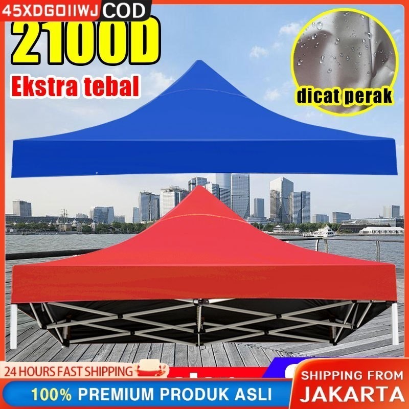 Jual Terpal Atap Tenda Lipat 2x2/3x3 Anti Air / Panas Import Atap ...