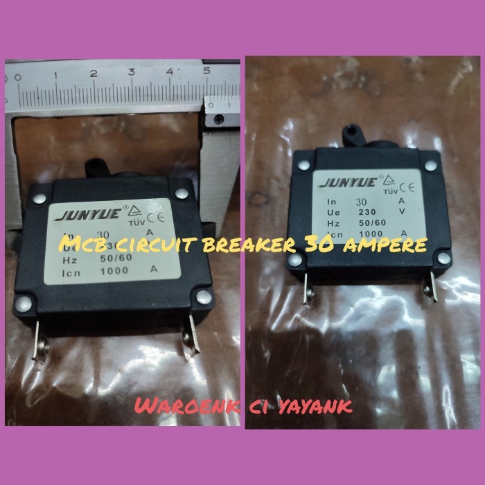 Jual MCB CIRCUIT BREAKER GENSET 5000 WATT ( 30 AMPERE) | Shopee Indonesia