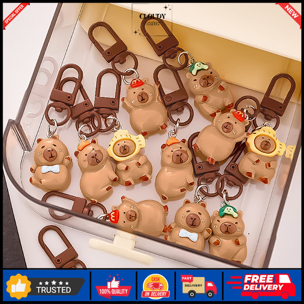 Jual CN - GANTUNGAN KUNCI KARATER CAPYBARA / KEYCHAIN TAS MOTIF LUCU ...