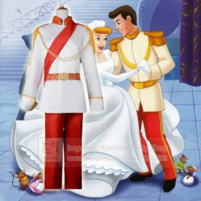 Jual azamtea2STOREPangeran Cinderell Set Putih Merah/Prince Charming ...
