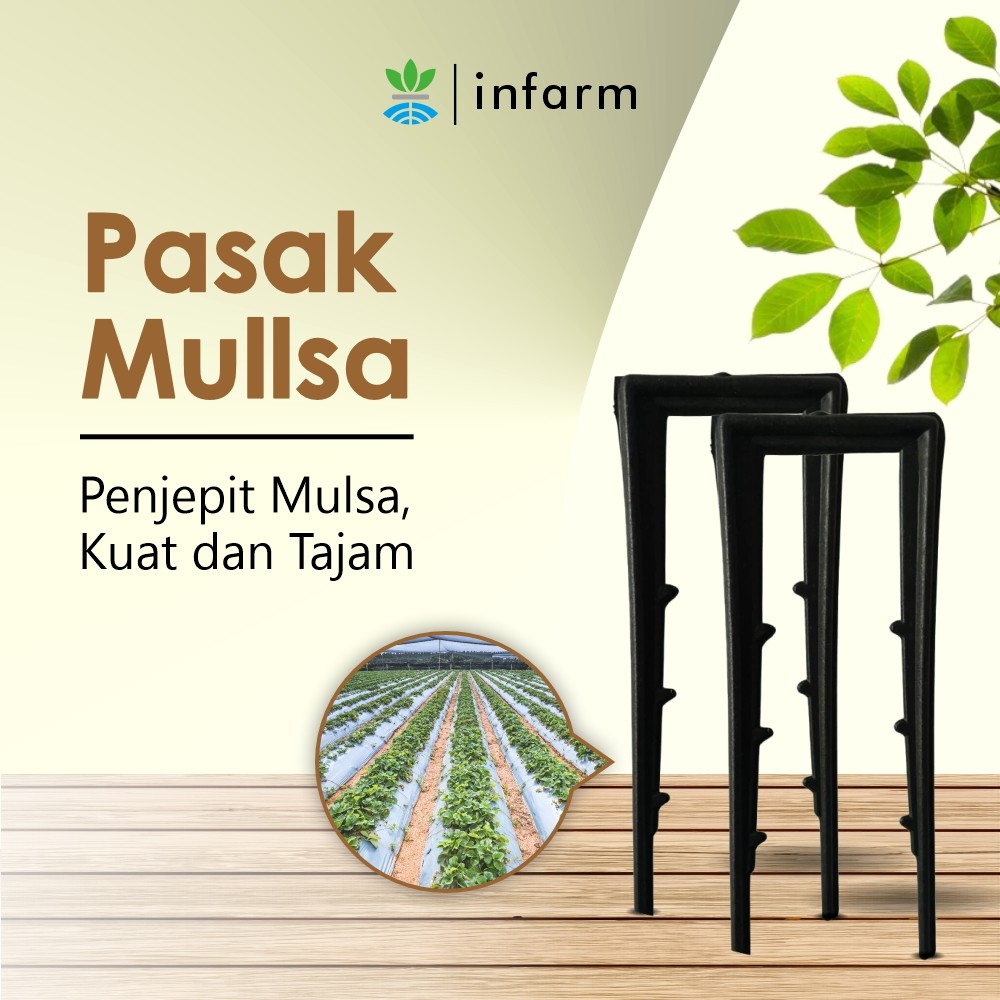 Jual INFARM - Pasak Mulsa 14 cm Isi 10 Pcs Alat Pengepit Pengikat ...