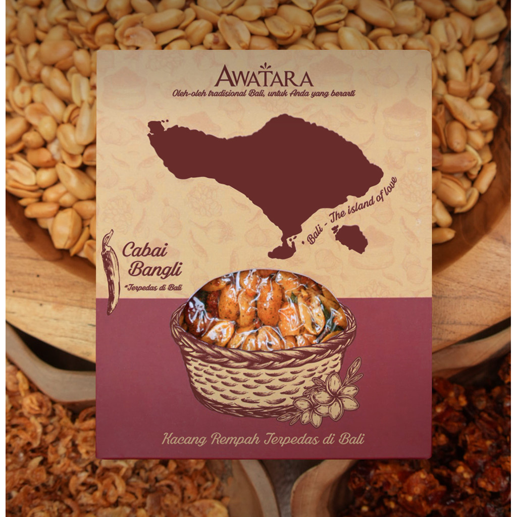 Jual Kacang Pedas Bali AwaTara Bumbu Rempah Warisan Oleh-Oleh Khas Bali ...