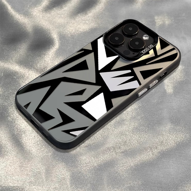Jual Geometri tubuh case iPhone seri Kompatibel untuk iPhone 11 12 13 ...