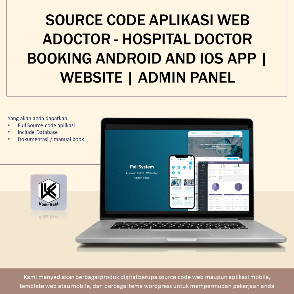 Jual SOURCE CODE APLIKASI WEB ADOCTOR - HOSPITAL DOCTOR BOOKING ANDROID AND IOS APP | WEBSITE ...