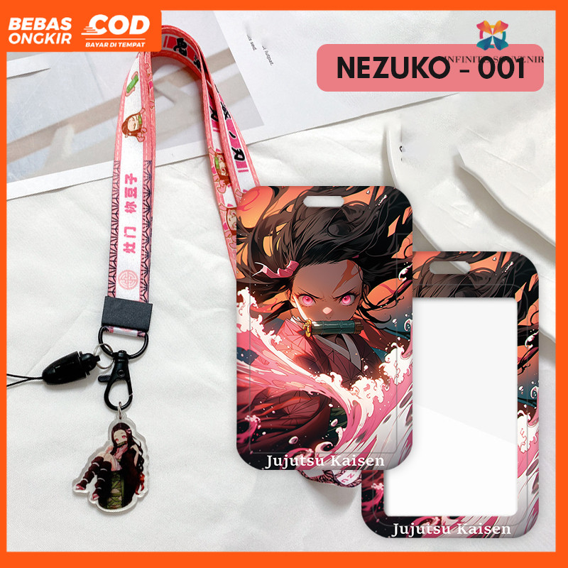 Jual [N003] NEZUKO KAMADO / Name Tag ID Card Holder Motif Karakter ...