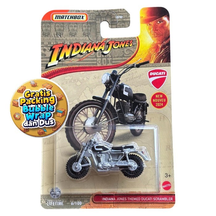 Jual Indiana Jones Ducati Scrambler Matchbox 93AK | Shopee Indonesia