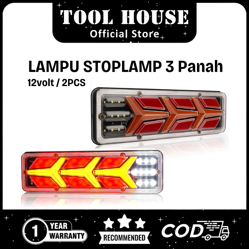 Jual Tool House [Garansi Toko 1 Tahun] Lampu Stoplamp Pickup 12 Volt ...