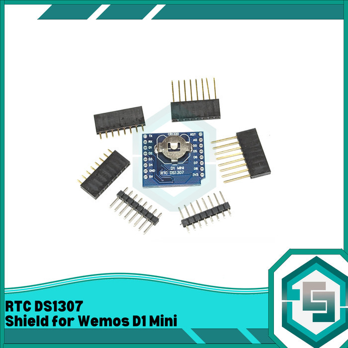 Jual RTC DS1307 SHIELD FOR UNTUK WEMOS D1 MINI | Shopee Indonesia