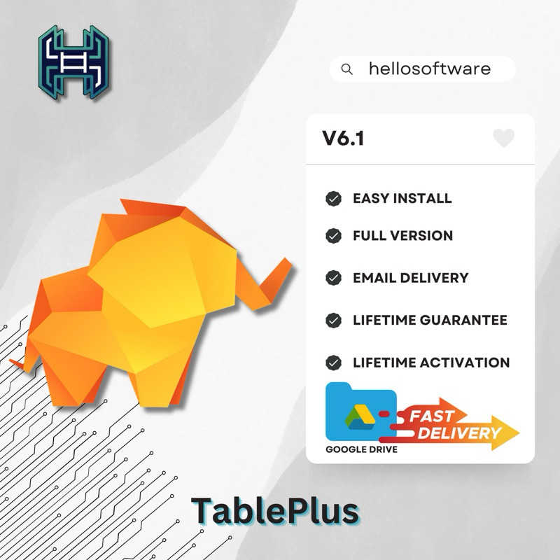 Jual (WIN/MAC) TablePlus 2024 v6.1 Full Version (Versi Terbaru) | Shopee Indonesia