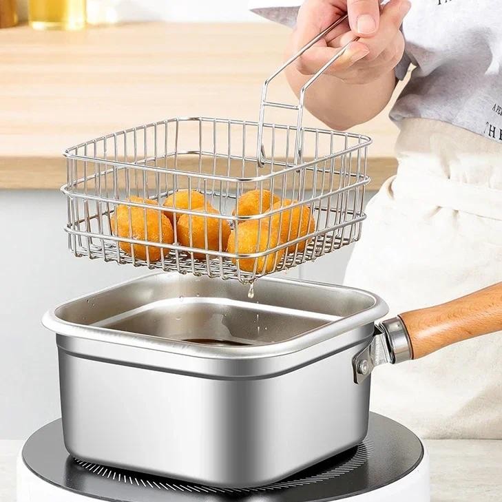 Jual multipurpose Stainless Steel Frying Pan Portable Outdoor ...