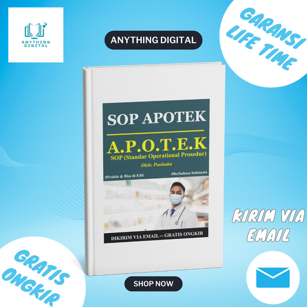 Jual ( LIFE TIME ) SOP Apotek Apotik Apoteker Klinik Farmasi Pharmacy Pelayanan Pasien | Shopee ...