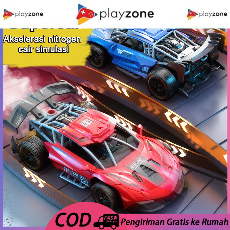 Jual 2.4Ghz RC Spray car Remote Control Kecepatan Tinggi Drift Mobil ...