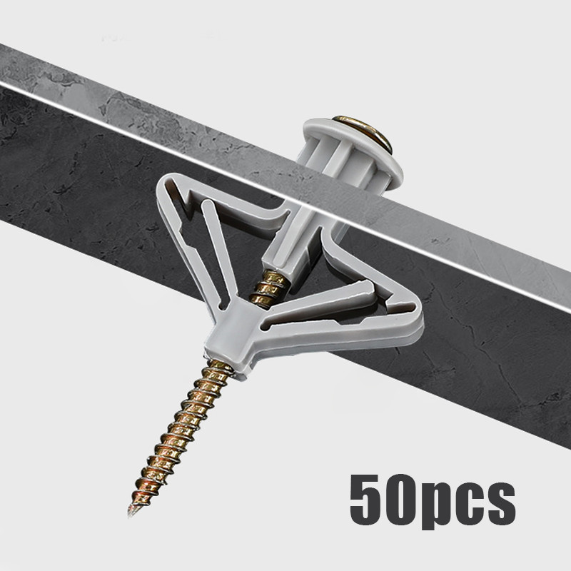 Jual 50Set Butterfly Expansion Bolt Pengencang Skrup Gypsum Sekrup ...