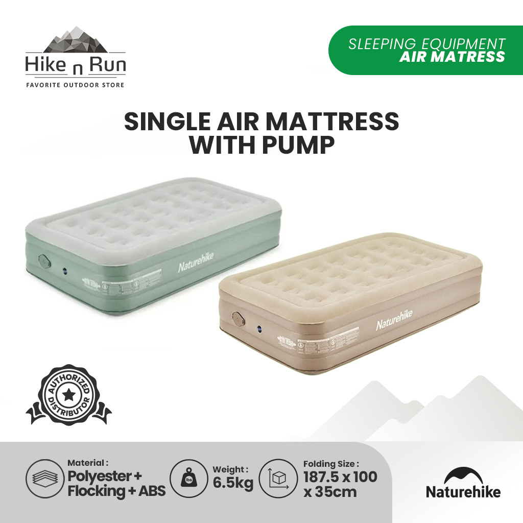 Jual Naturehike NH22FCD04 Matras Angin Single Camping Air Mattress With ...