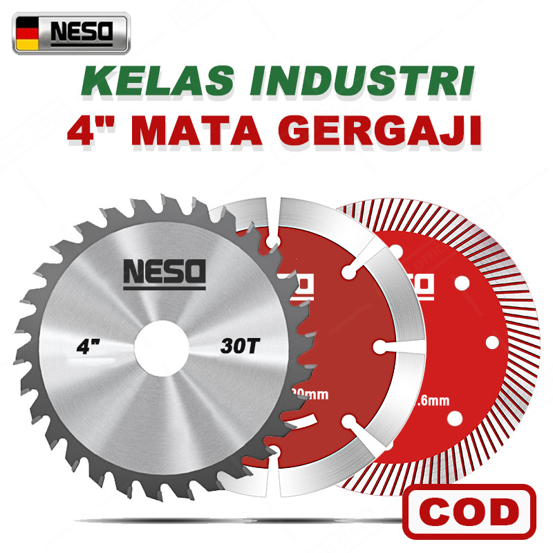 Jual German Tools 4" Mata Potong Gergaji Marmer Pisau Kayu Granit ...