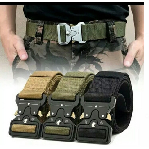 Jual Sabuk Pria Tactical Cobra Besi Ikat Pinggang Militer TNI | Shopee ...
