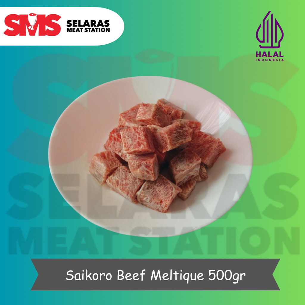 Jual Saikoro Wagyu Beef Meltique Cube FRESH CUT HALAL 500gr - Selarasmeatshop | Shopee Indonesia