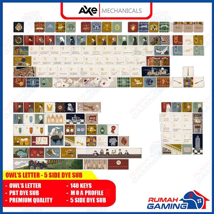 Jual AXE MECHANICALS - MOA - OWL'S LETTER - PBT KEYCAP - DOUBLE SHOT ...