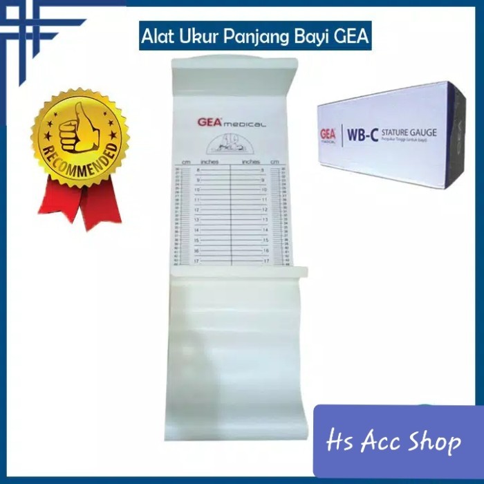 Jual Infant Ruler Baby GEA/Alat pengukur tinggi panjang bayi / INFANT ...
