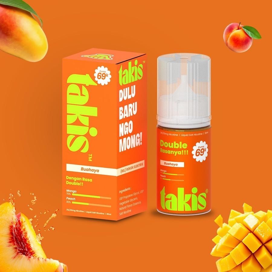 Jual Takis Mango Peach Salt Nic 30ml 30mg by Takis | Shopee Indonesia