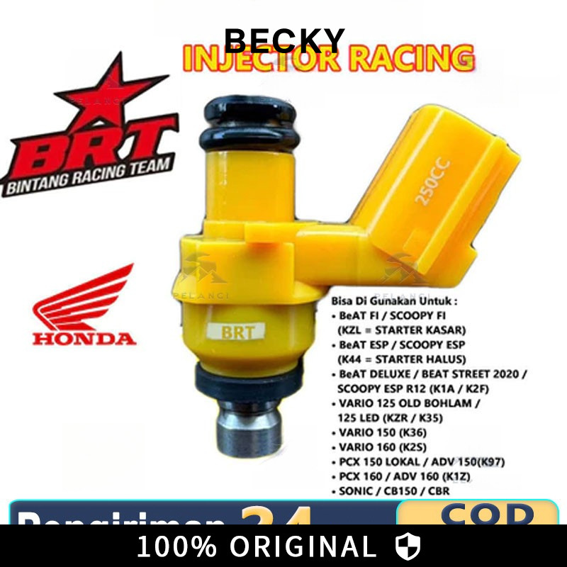 Jual BECKY HONDA Injector CPO BRT Racing PCX Beat honda Vario 110 125 150 160 CB150 CBR Sonic ...