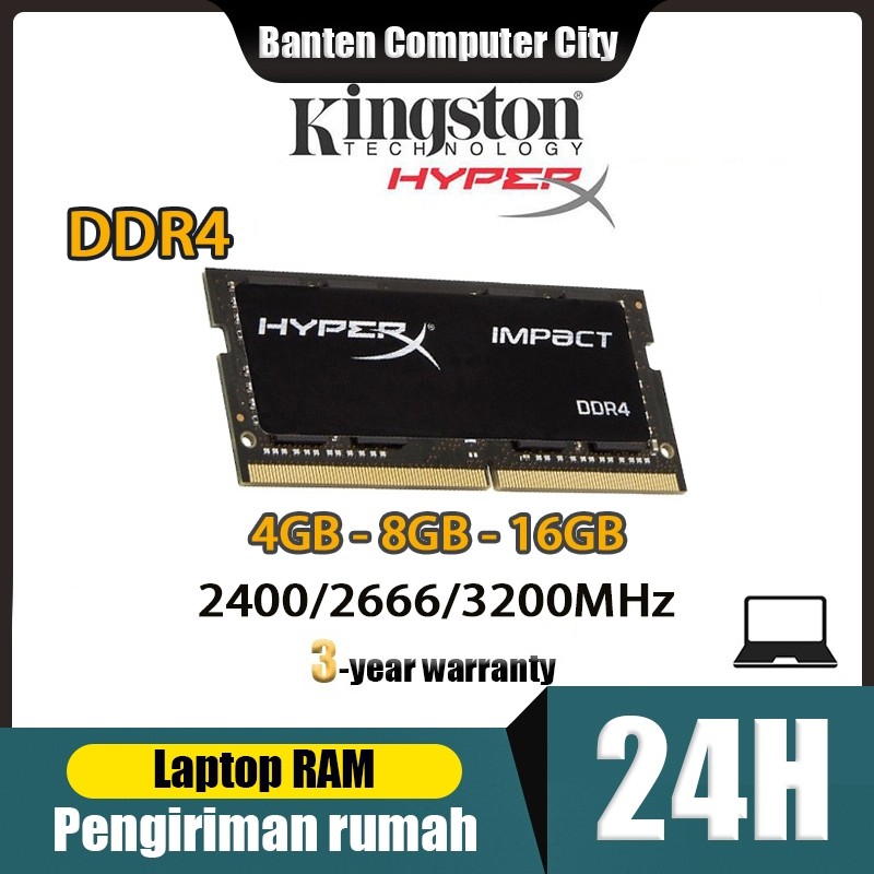 Jual Pengiriman Jakarta Notebook RAM DDR4 4GB 8GB 16GB Kingston Hyperx ...